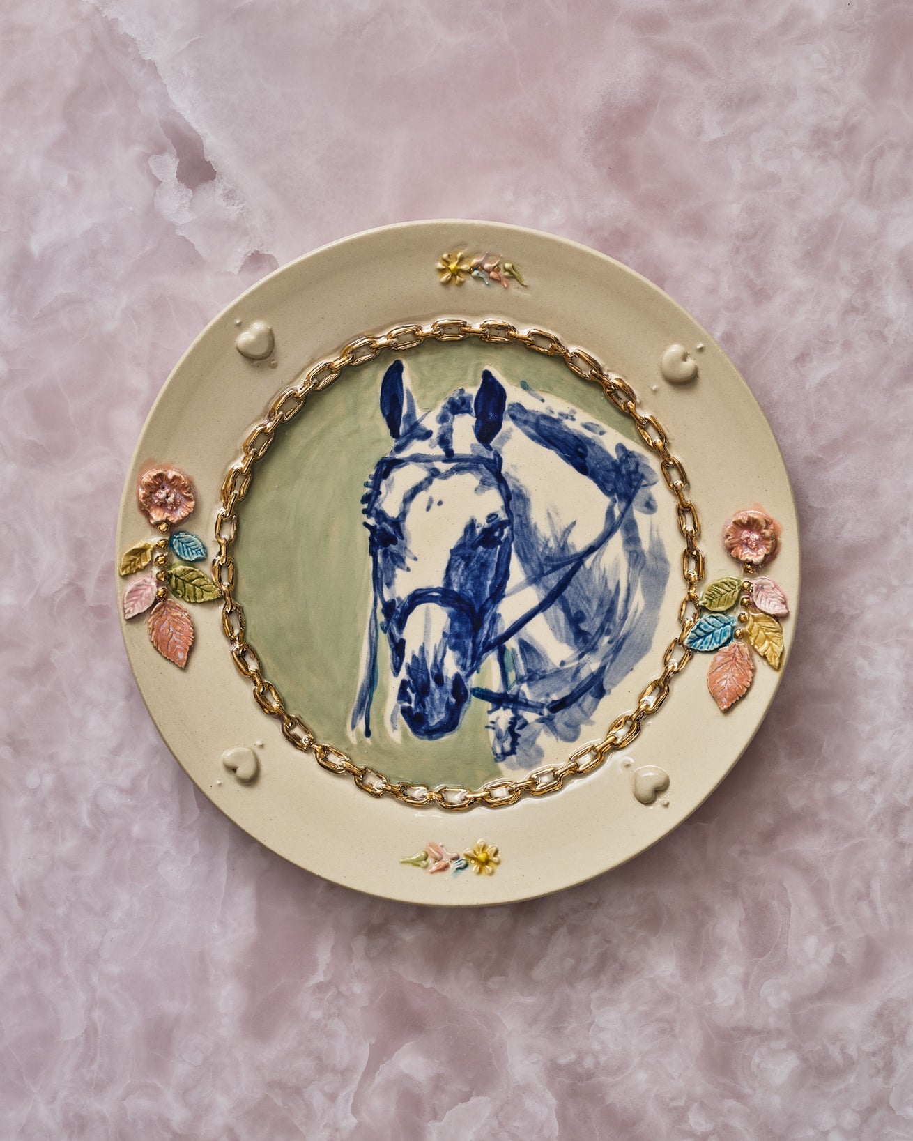 One of a Kind Botanical Dinner Plate – Irene Neuwirth