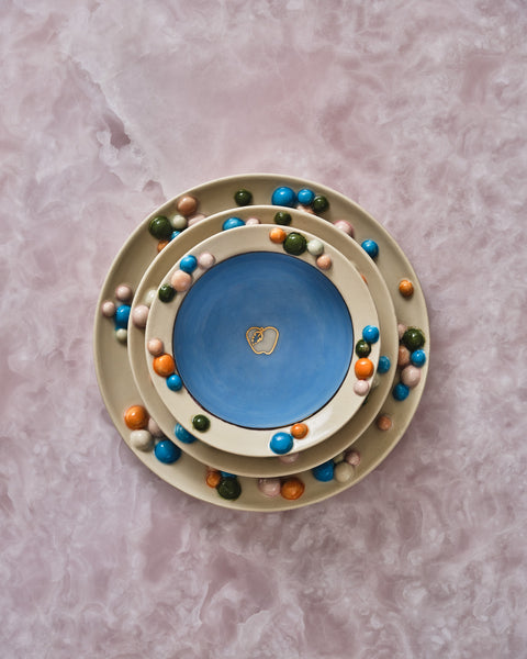 One of a Kind Gumball Dinner Plate – Irene Neuwirth